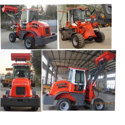 China wheel loader zL12F with snow blade for sale