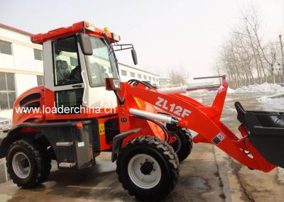 China Mini loader ZL12F with snow bucket for sale