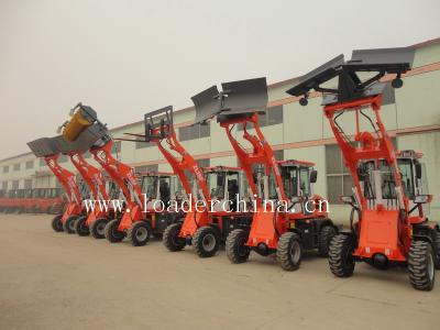 China 1.5T wheel loader ZL15F with snow blade for sale