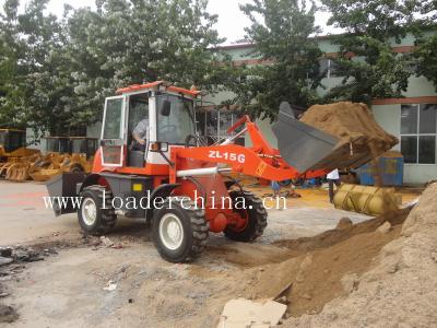 China 4WD hydraulic wheel loader ZL15G for sale