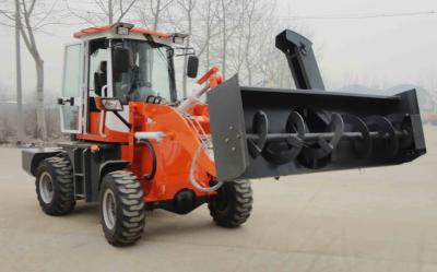 China Small loader ZL15F with snow blower for sale