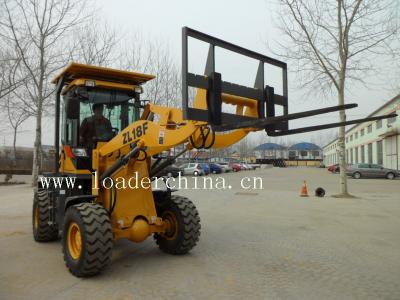 China compact loader with pallet fork for sale