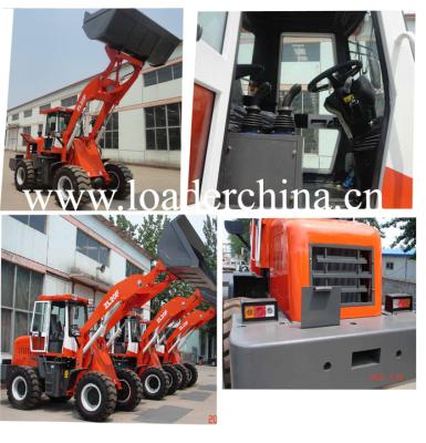 China 2.0t compact loader ZL20F for construction project for sale