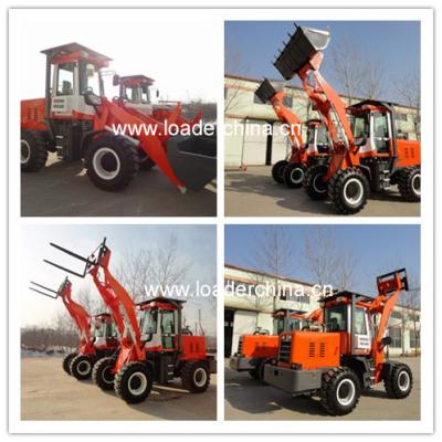 China 2T loader ZL20F with optional accessories for sale