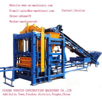 China German Concrete Block Making Machine 10-15 Turkish Block Making Machines with self-loading for sale