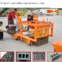 China Profitable Small Business Idea 4-45Ecological Brick Machine Concrete Brick Making Machine for sale