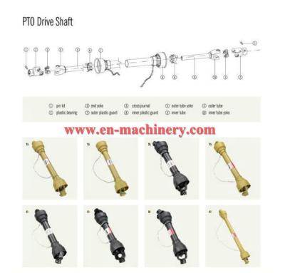 China High quality Tractor PTO Cardan Shafts for agricultural implement with CE certificate for sale