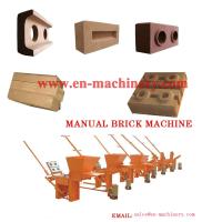 China Manual Fly Ash Brick Making Machine 2-40 Manual Compressed Soil Brick Making Machine for sale