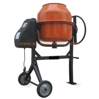 China Diesel Electric Motor/Gasoline Portable Mini Concrete Mixer with 260L Charging Capacity for sale