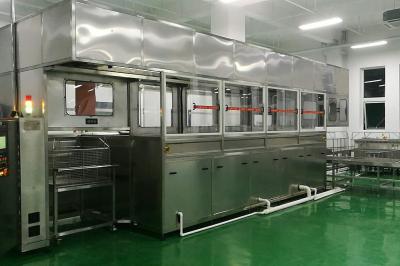 China 28KHZ Ultrasonic Cleaner Equipment 50KW Rotating Centrifugal Drying System For Aircraft Wheel Hubs for sale