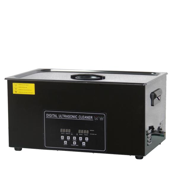 Quality 30L Black Titanium Digital Ultrasonic Cleaning Machine Multifunctional Industrial Commercial Ultrasonic Cleaner With Circulating Filtration Optional for sale