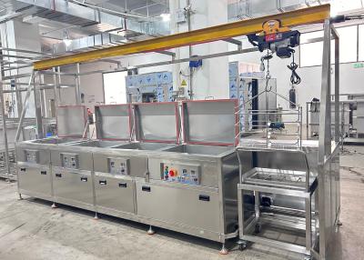 Cina 25kHz - 120kHz Pulizzatori ad ultrasuoni personalizzati 90KW Macchina di pulizia ad ultrasuoni industriale in vendita