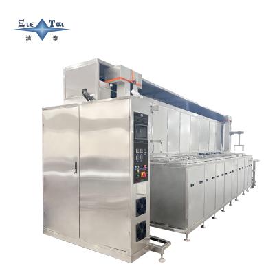 Cina Apparecchiature per la pulizia a ultrasuoni di parti meccaniche hardware 40KHZ Macchina automatica per la pulizia a ultrasuoni 100KW in vendita