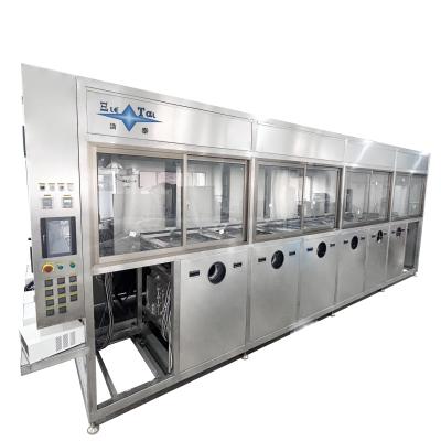 Cina Macchina per la pulizia di idrocarburi a sei serbatoi Unità di pulizia automatica ad ultrasuoni in vendita