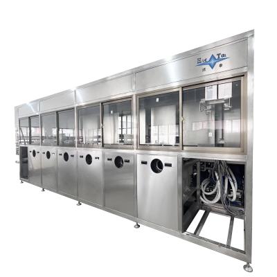 Cina Macchina per la pulizia di idrocarburi a sei serbatoi Unità di pulizia automatica ad ultrasuoni in vendita