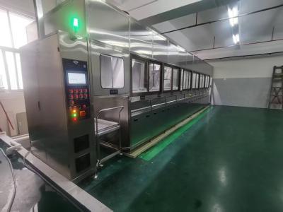 Cina Semiconduttore per la pulizia di wafer di silicio - 40KHz-80KHz Ultrasuoni alcalino/acido + risciacquo con acqua pura, 60°C in vendita