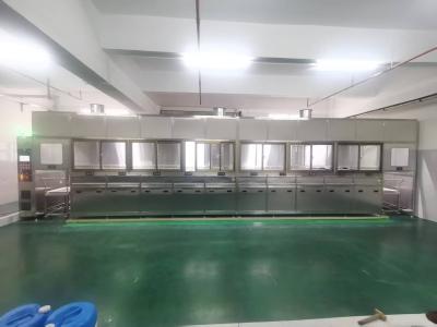 Cina Pulitore per wafer di silicio a semiconduttore 40KHz-80KHz - Pulizia a ultrasuoni alcalina/acida + Risciacquo con acqua pura, 60℃ in vendita