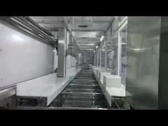 Manual Semiconductor Cleaning Machine 251KW Electrolytic Cleaning Line Customized For Valve Body