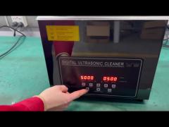 Black Titanium Ultrasonic Industrial Cleaner 360W 15 Litre Ultrasonic Cleaner For Bearings/Valves