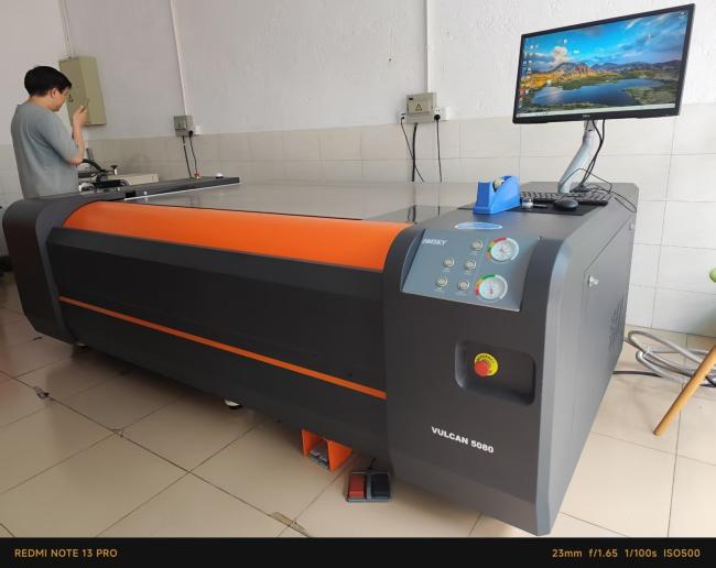 CTP machine control panel