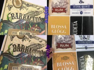 China Digital  Foil Stamping Varnishing Label Enhancer 288mm Width for sale