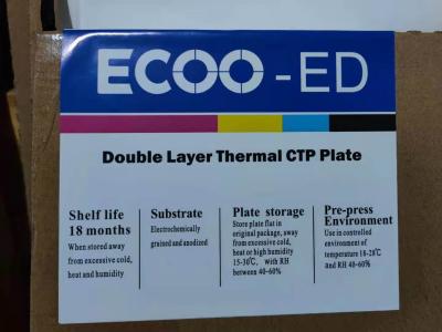 China Digital CTP Double Layer Positive Thermal Printing Plate for sale