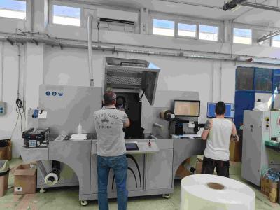 China Digital UV Inkjet Varnish Printing Machine With Variable Image System JPEG And Min. 288mm Print Width for sale