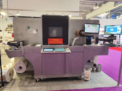 Китай Цифровая лакировальная печатная машина с разрешением от 360*360 dpi до 1440*360 dpi и скоростью от 10 м/мин до 60 м/мин для производства высококачественных этикеток продается