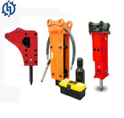 China Tipo superior del martillo EB135 140 de la fuerza del impacto 155 estables triturador hidráulico del martillo de la piedra 18-55Tons de la roca en venta