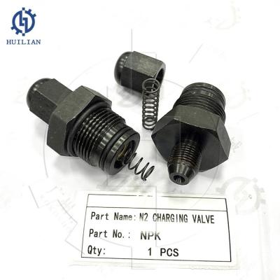 Chine Soupape de remplissage de N2 hydraulique de briseur pour des pièces de rechange de marteau de briseur de roche de NPK à vendre