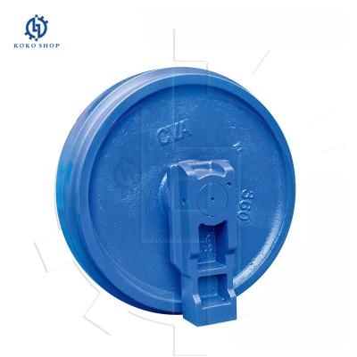 China Pc200-7 E320 Ec210 Ex100-5 Dx260 R225-7 Front Excavator Chassis Idler Assy for Hyundai for sale