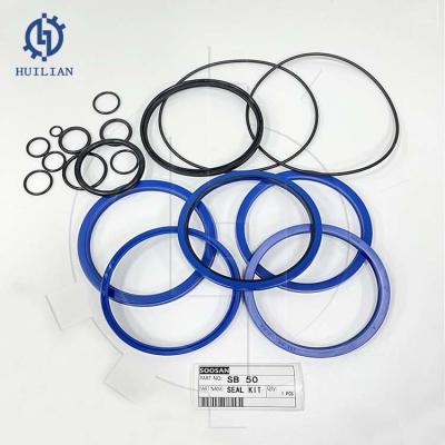 China Jogo de reparação hidráulico do selo do óleo do martelo da rocha do jogo SB50 SB60 SB70 do selo das peças do disjuntor de SOOSAN à venda