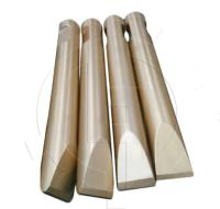 China Spare Parts Breaker Tools Hydraulic RAMMER E63 E64 E65 E66 E68 Jack Hammer Chisel 140 Mm Rock Chisel for sale