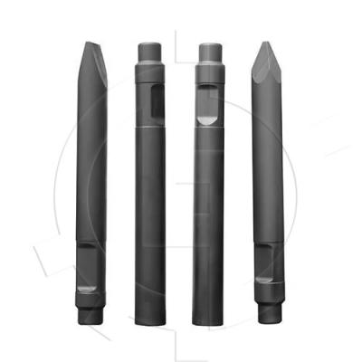 China Hm360 Hm380 Hm390 Hm550 Hm560 Hm1180 Hm2180 hydraulischer Unterbrecher-stumpfer Keil Mohel-Meißel Hm1260Q Hm1560Q Hm1760Q Jcb zu verkaufen