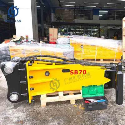 China Martillo de Attachment Hydraulic Breaker del excavador del silencio SB70 para el excavador 18-21tons en venta