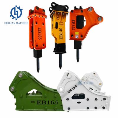 중국 DAEMO 수압 차단기 상자 상자 스타일 DMB10 DMB30 DMB90 DMB180 DMB450 DMB800 1-100 톤 발굴기 위한 망치 판매용