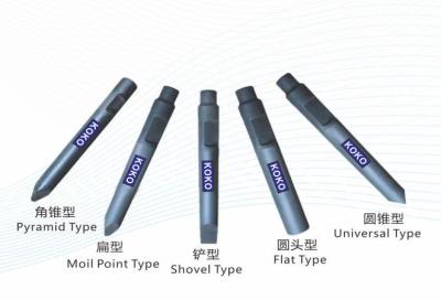 China DAEMO Hydraulic Breaker Moil Flat Universal Chisel DMB10 DMB20 DMB30 DMB40 DMB140 DMB180 DMB450 Chisel For Rock Breaker for sale
