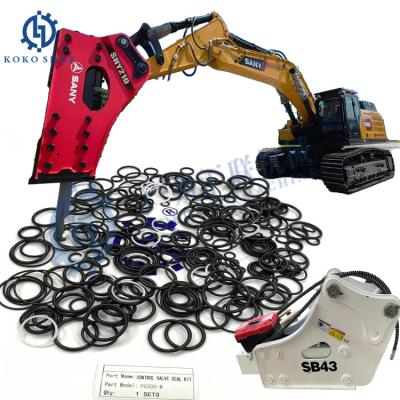 China Excavator spare parts PC200-8 Control Valve Seal Kit For PC200-8 PC200LC-8 Excavator for sale