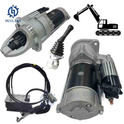 China DH300 24V 11T 6.0KW Engine Parts Starter Motor Excavator Spare Part Starters for sale