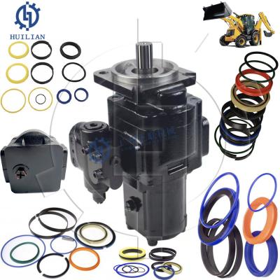 China Parker Steering Pump Seal 7029120048 7029122001 7029120077 7029121120 7029120047 Hydraulic Gear Pump For 3cx 4cx Backhoe for sale
