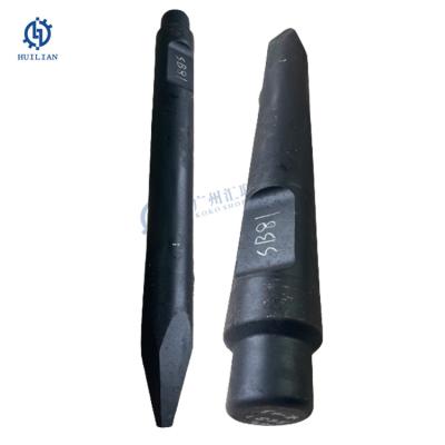 China Soosan 140mm Sb81 Rock Breaker Chisel For Sb40 Sb50 Sb70 Sb100 Sb121 Hb20g Hb30g Hb40g Hb50g Moil Point Hammer Chisels for sale