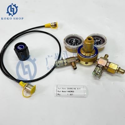 중국 EVERDIGM Hanwoo 예비 부품 질소 가스 충전 장치 로크 브레이커용 충전 키트 N2 판매용