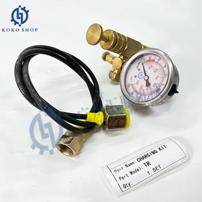 중국 티사쿠 하이드로릭 브레이커 예비 부품 질소 축적기 충전 키트 슈트 Tr20 Tr30 Tr40 Tr60 Tr100 Tr210 판매용