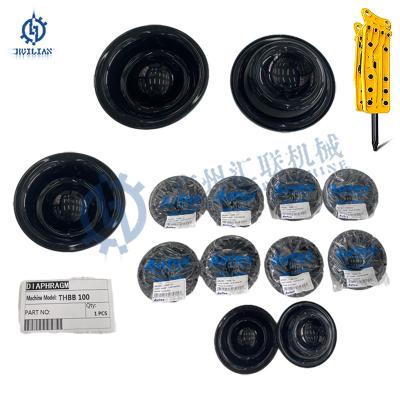 中国 THBB100 THBB1600 液圧断片弁 液圧ハマー部品のためのTHBBロックハンマーゴム膜 販売のため