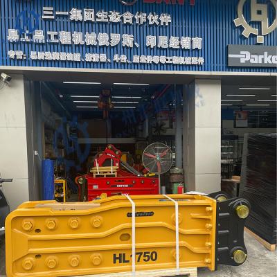 China Martillo de rotor hidráulico Rotor de roca EB175 EB100 EB185 EB180 EB195 Excavadora de silencio abierto montada en la parte superior en venta