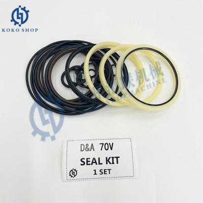 China Kit de vedação de kit de óleo D&A70V D&A 15V D&A 20V D&A 30V D&A 40V D&A 50V D&A 60V D&A220V D&A222V D&A250V Para escavadeira à venda