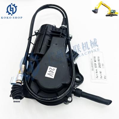 China Excavator Spare Parts Doosan DX420LCA Engine Stop Motor For S300LC-V Excavator Flameout Solenoid for sale