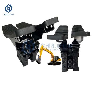China XE210 Hydraulic Breaker Valve Double Way Hydraulic Foot Pedal Valve Excavator Spare Parts for sale