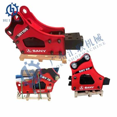 China Martillo de rotor hidráulico de tipo lateral SANY SHY100 original para los accesorios de excavadoras SOOSAN SB30 SB40 SB43 SB50 en venta