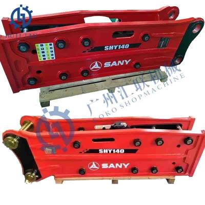 중국 오리지널 SHY140 수압 차단기 SHY155 SHY165 SANY 차단기 망치 소산 SB81 HB20G 20 톤 발굴기 부착 판매용